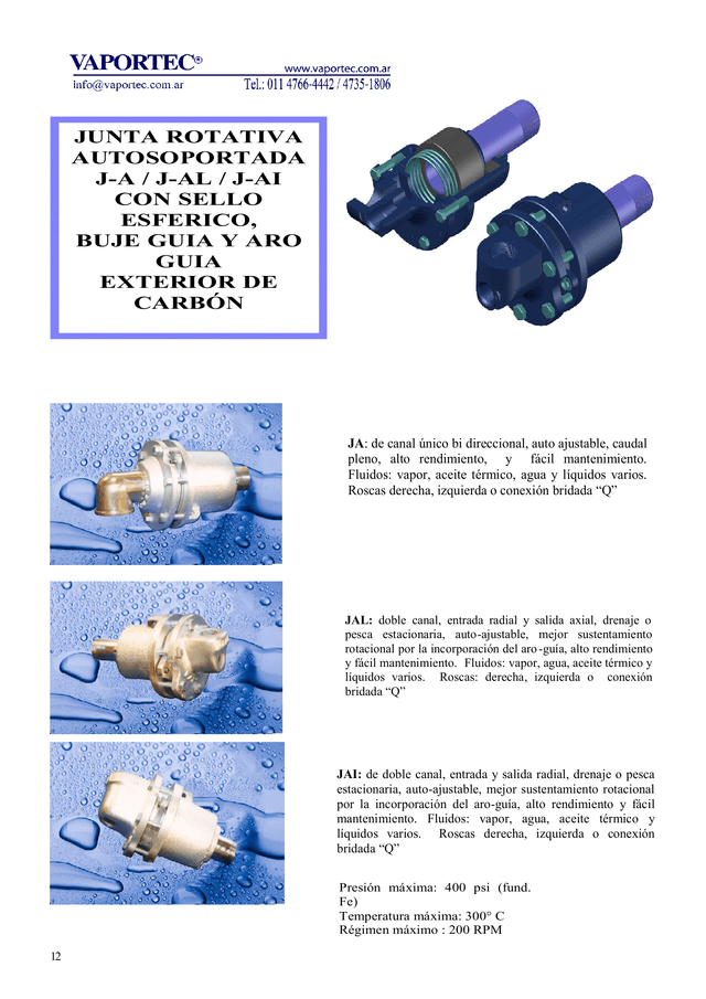 LINEA JA - Vaportec